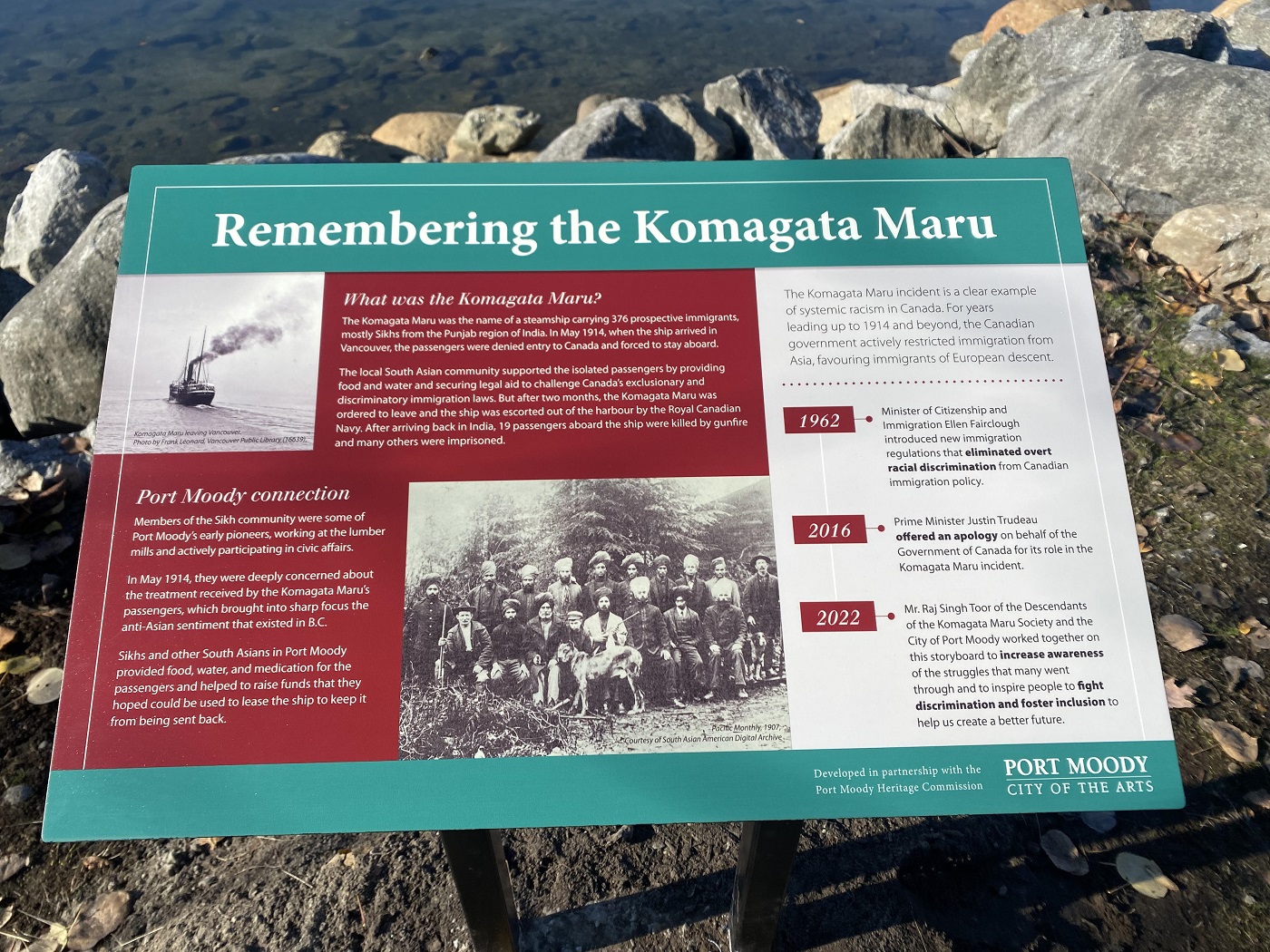 Port Moody unveils storyboard commemorating Komagata Maru incident ...